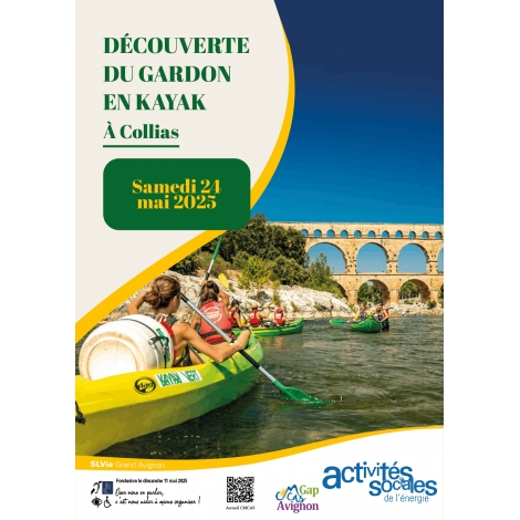 Journée Découverte du Gardon en Kayak - samedi24 mai 2025 - CMCAS GAP ...
