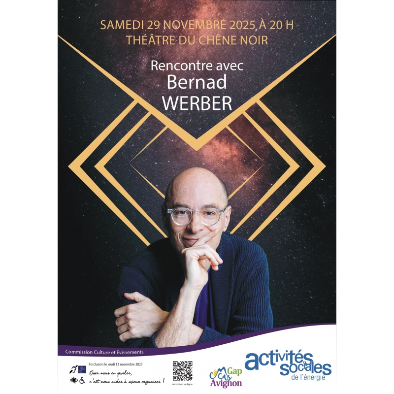 Rencontre avec Bernard Werber - Commission Culture et Evènements ...